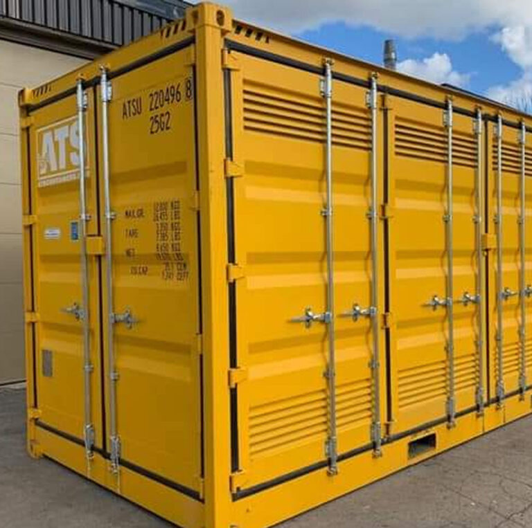 30ft x 8ft Shipping Container (One Trip) – Yellow – High-end Containers LLC