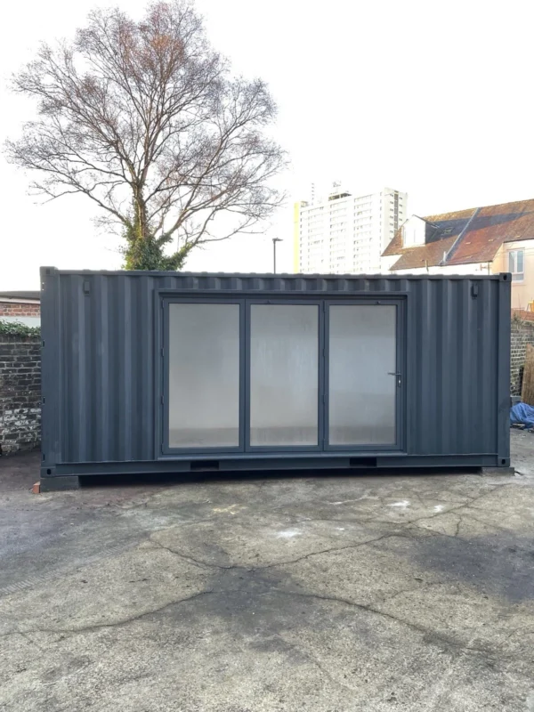 Converted Shipping Container Office Gym 20ft – High-end Containers LLC