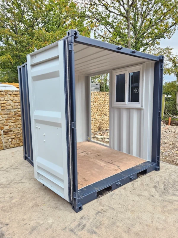 8′ Shipping Container Site Safe Lock Up Box Toolbox 8ft Workshop Shed ...
